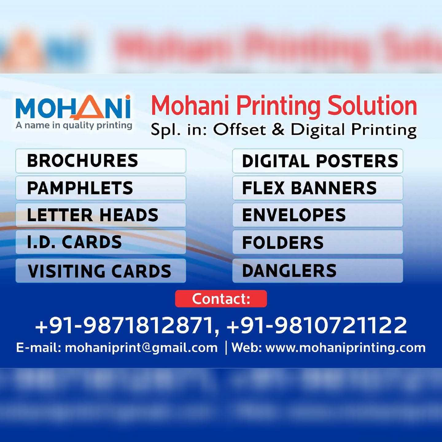Blog Mohani Printing Solution Printing Press In Noida Digital